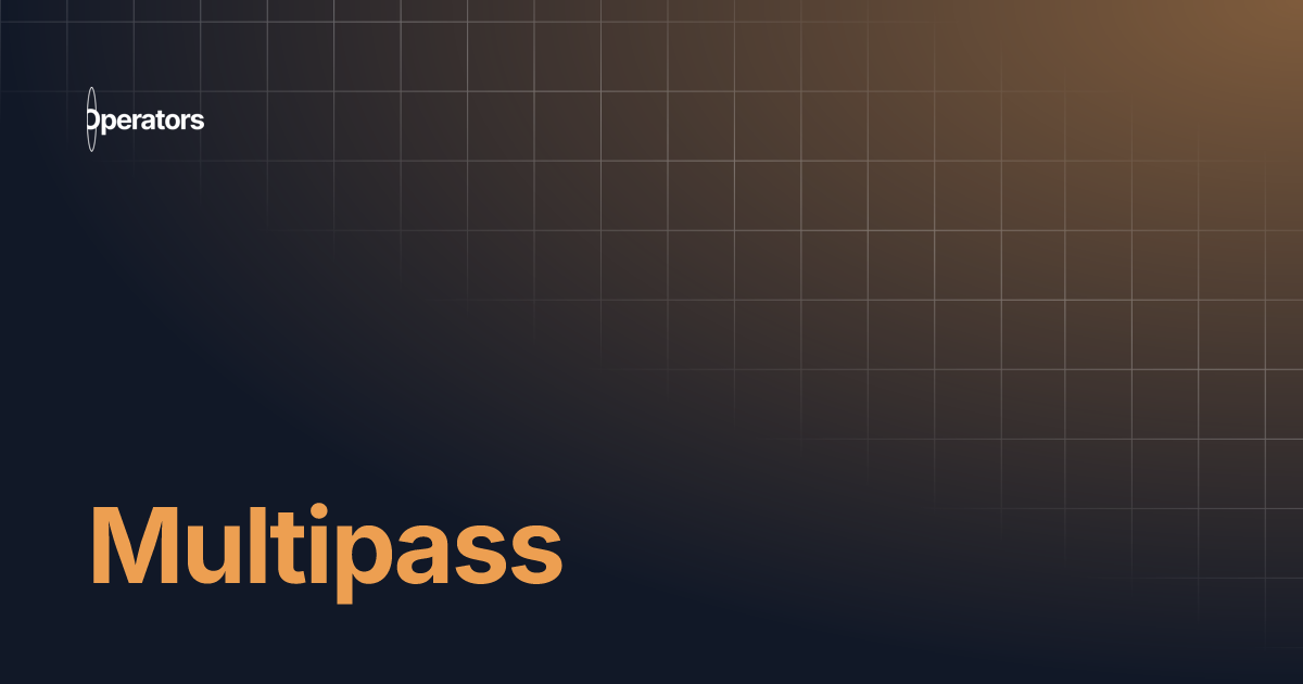 Multipass | Logos Operators Gitbook