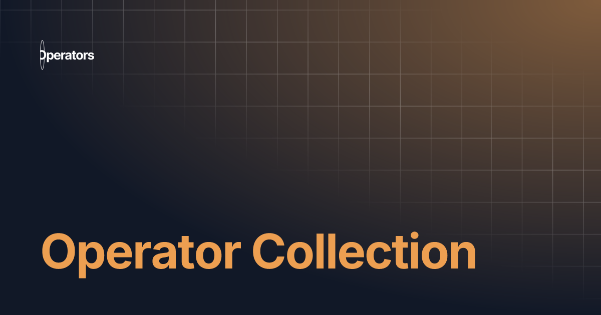 Operator Collection | Logos Operators Gitbook